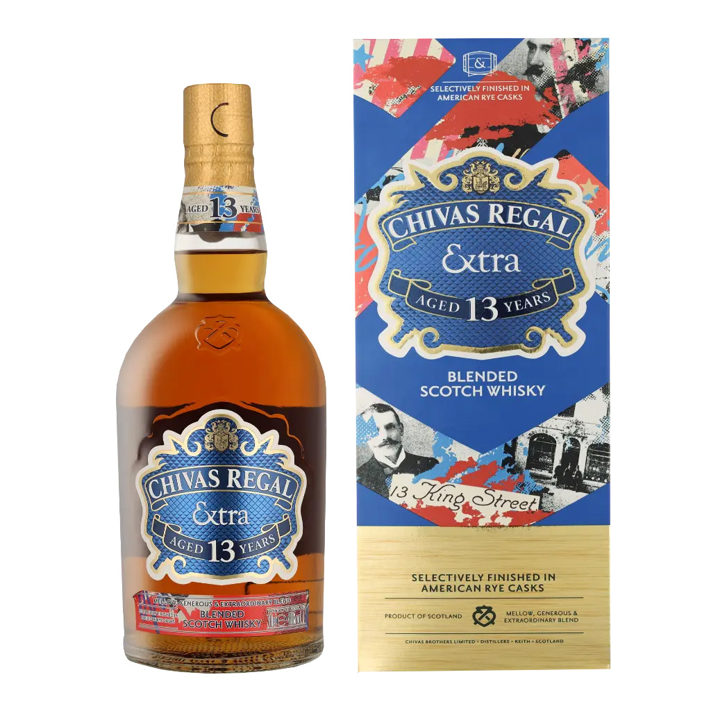 Chivas Regal 13 Years Extra American Rye Cask - Library Of Spirits