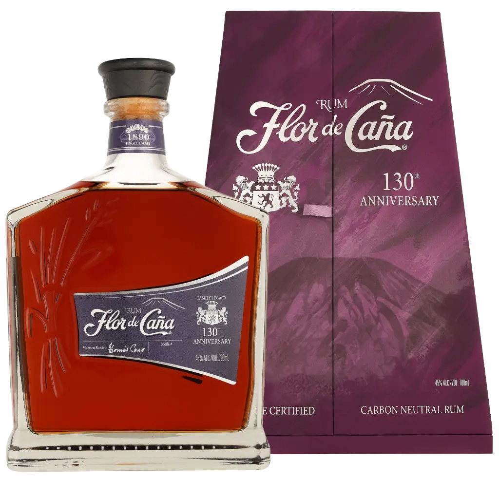 Flor De Cana 20 Years 130th Anniversary + GB - Library Of Spirits
