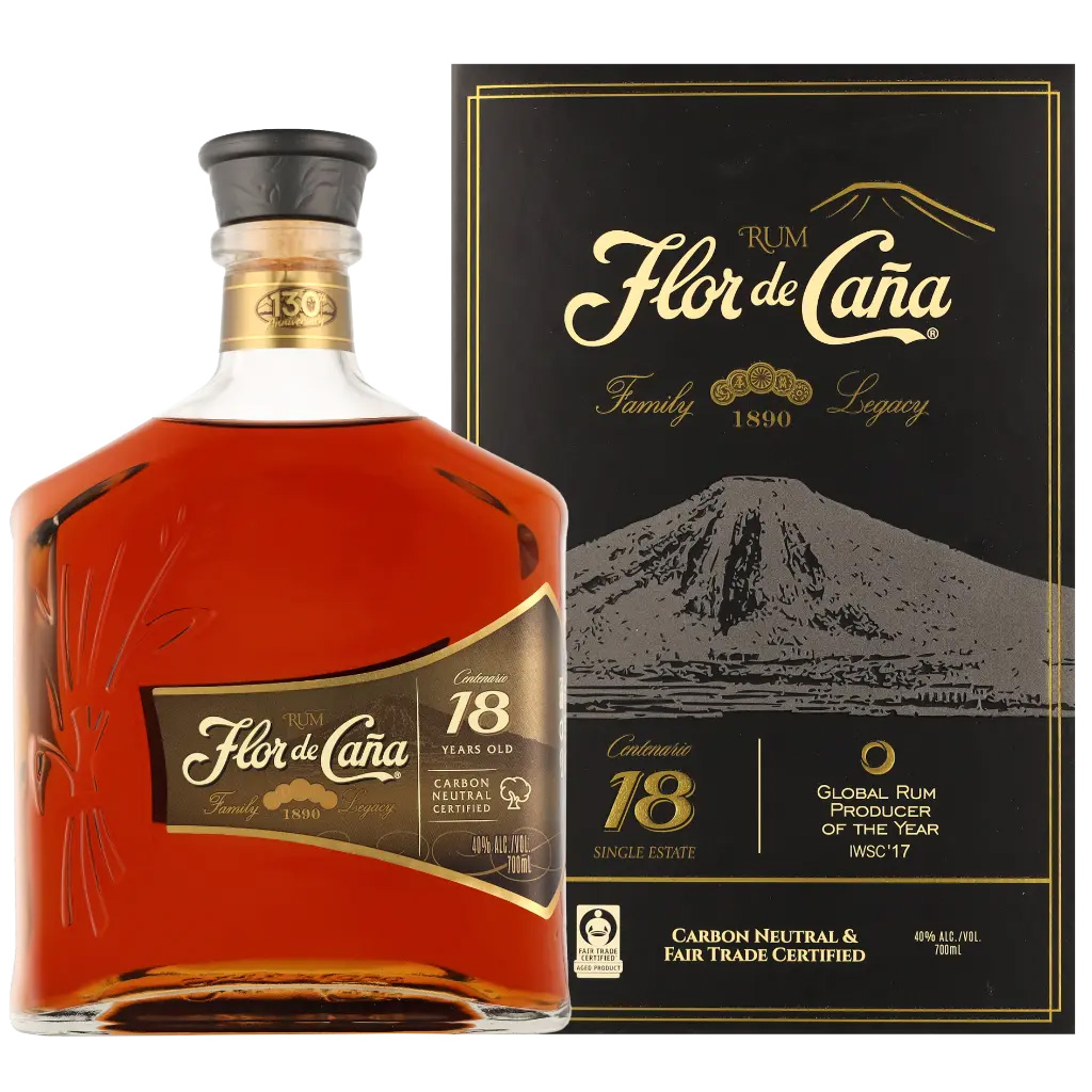 Flor de Caña 18 Years – Ultra-Premium Aged Rum from Nicaragua - Library ...