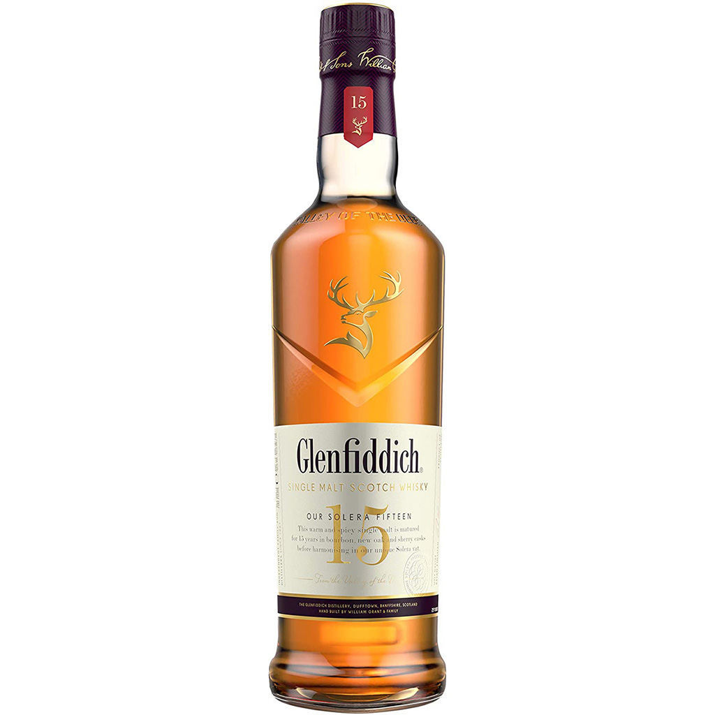 Glenfiddich 15 Years – Speyside Single Malt with Solera Maturation ...