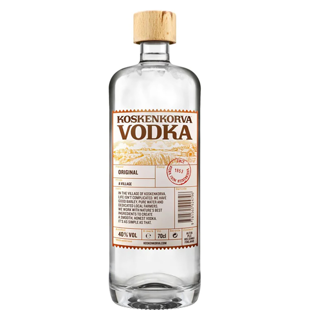 Koskenkorva Vodka – Finnish Vodka from Barley and Spring Water ...