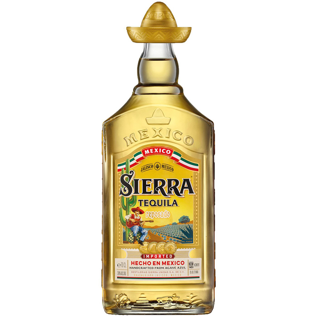 Sierra Tequila Reposado – Aged Tequila with Smooth Vanilla, Spice ...