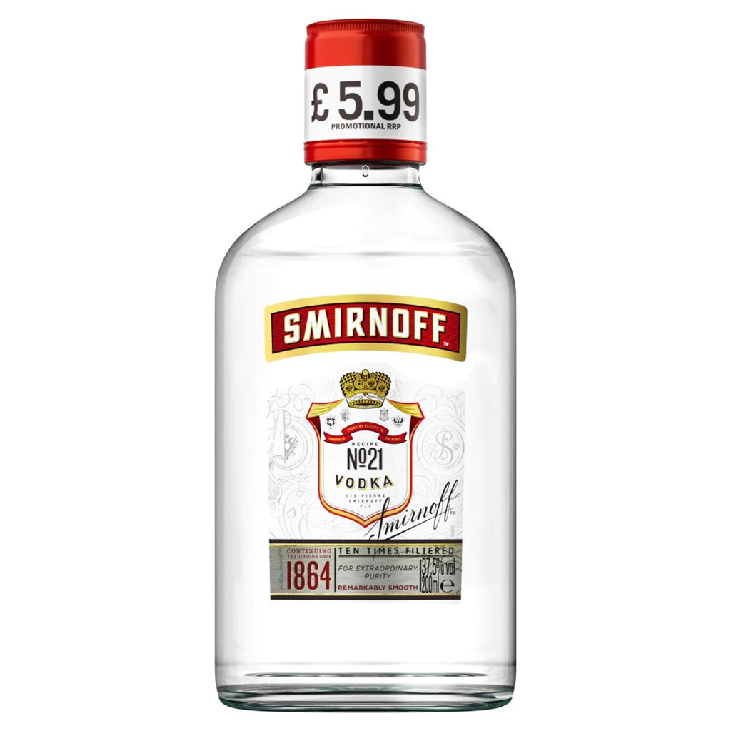 Smirnoff Red Vodka - Library Of Spirits