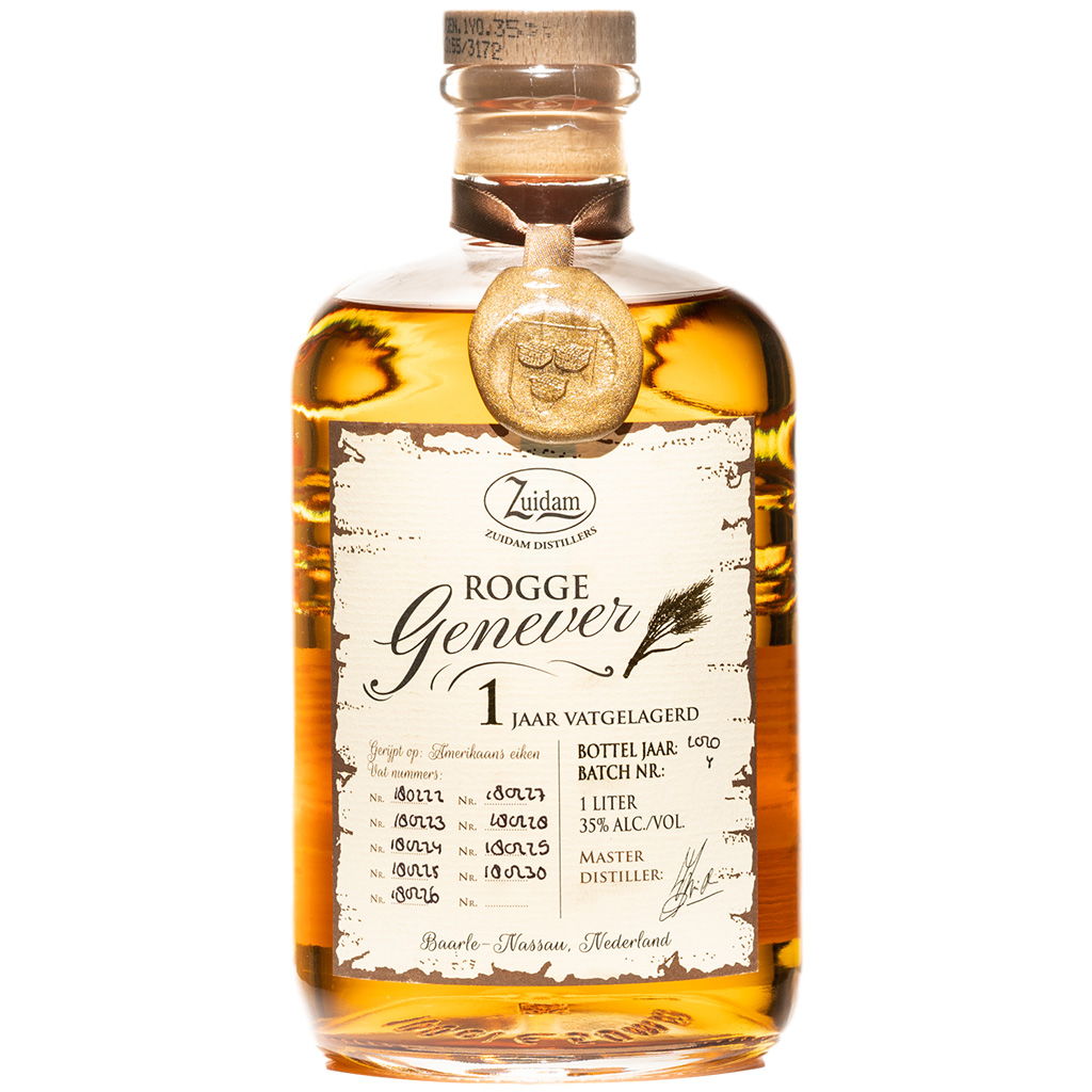 Zuidam Rogge Genever 1 Jaar | Premium Aged Rye Genever - Library Of Spirits