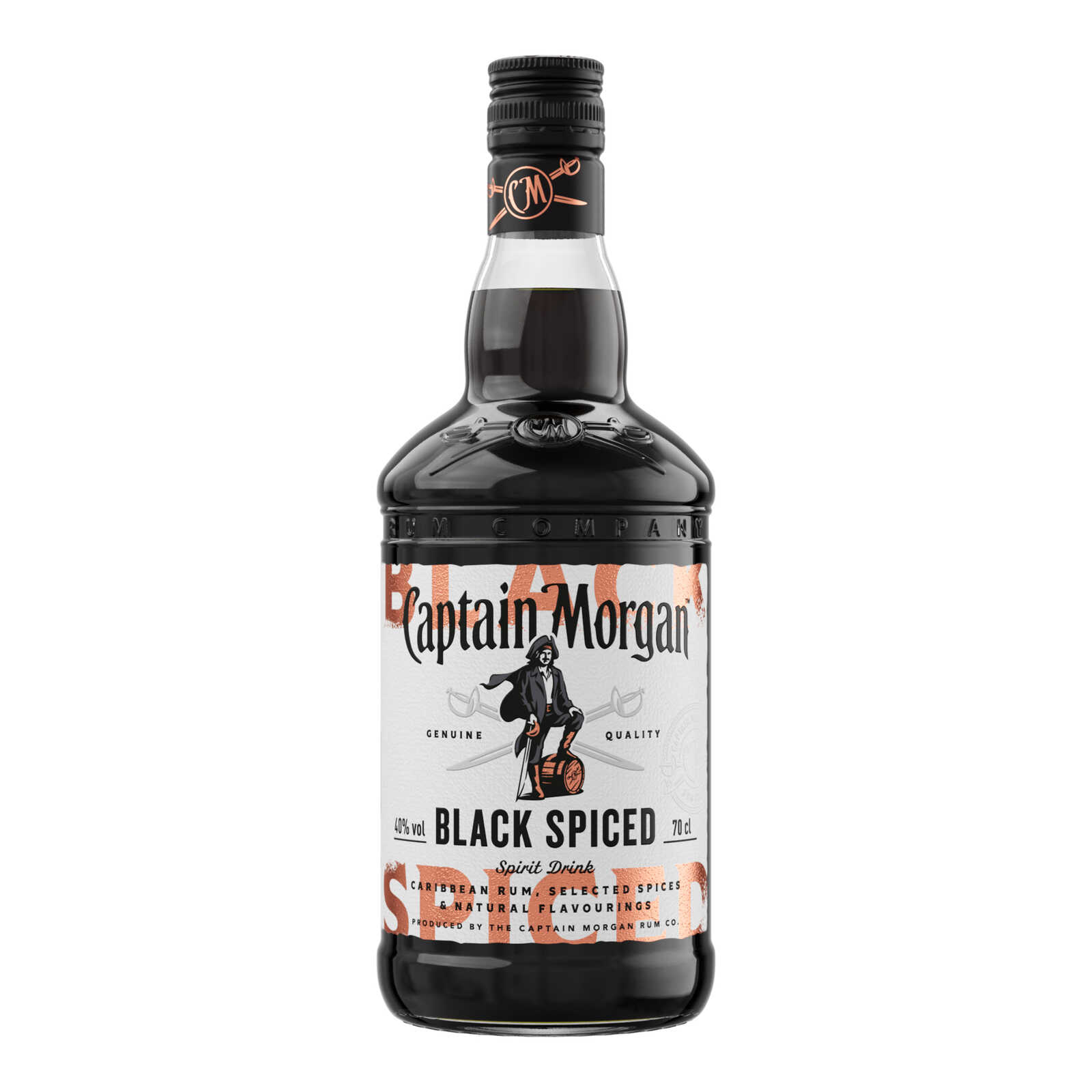 Captain Morgan Black Spiced – Bold & Intense Dark Rum - Library Of Spirits