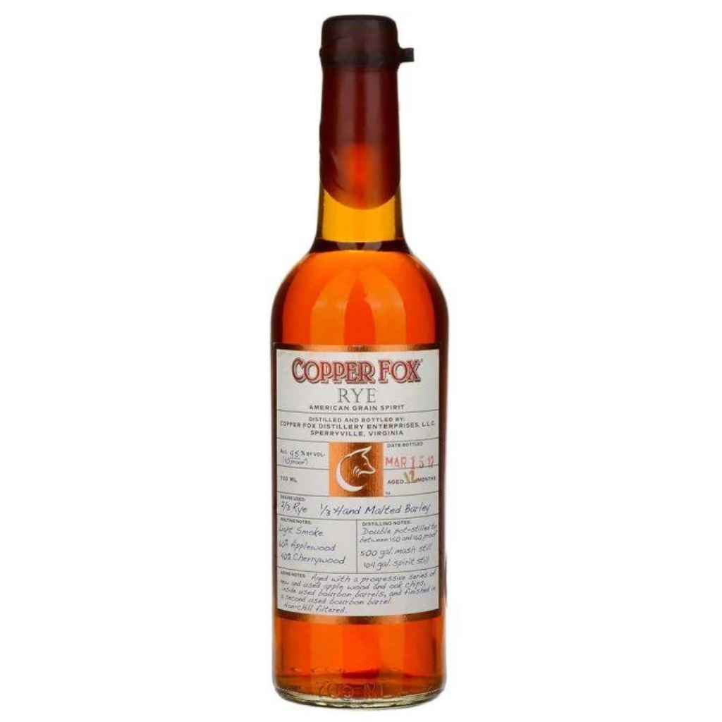 Copper Fox Rye - Library Of Spirits