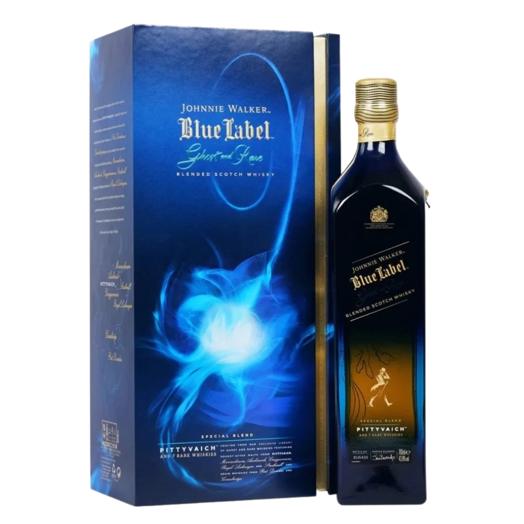 Johnnie Walker Blue Label Ghost & Rare Pittyvaich Gb - Library Of Spirits